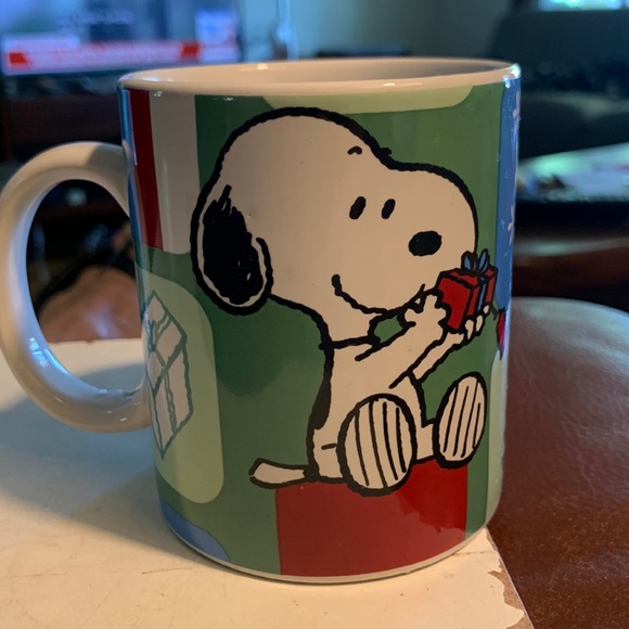 Peanuts | Dining | Snoopy Peanuts 6th Anniversary Christmas Coffee Cup ...